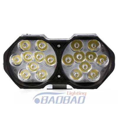 China Plastic 18 Beads White Flash Driving LED Fog Lights Motorcycle Parts Accessories for sale