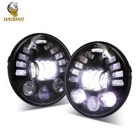 China Aluminum 5.75 Inch High Beam Low Beam White Yellow Modified LED Headlight for sale