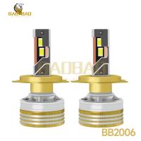 China H4 H7 H11 9005 9006 Metal White Flash Luces Light LED Headlight Auto Parts for sale
