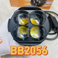 China 80V Metal 4 Beads High Bright Fog Light Motorcycle Headlight Manufacturer for sale