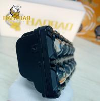 China 10 Beads Fog Light Aluminum RGB White Yellow Flash Dual Color Motorcycle Spare Part for sale