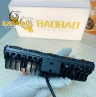 China 10 Beads Fog Light Aluminum RGB White Yellow Flash Dual Color Motorcycle Spare Part for sale