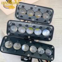 China 6 Beads Fog Light Aluminum  White Yellow Flash Dual Color Motorcycle Spare Part for sale
