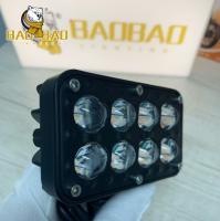 China 8 Beads Fog Light Aluminum RGB White Yellow Flash Dual Color Motorcycle Spare Part for sale