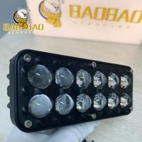 China 8 Beads Fog Light Aluminum RGB White Yellow Flash Dual Color Motorcycle Spare Part for sale
