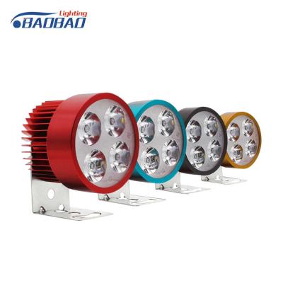 China Plastic 4 Beads 12V Motor Parts Accessories Super Bright Spotlight for sale