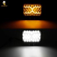 China 3 4 5 Inch Aluminum Dual Color Flash Luces Light Motorcycle LED Headlight for sale