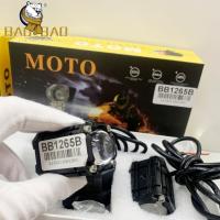 China Devil Eye Black Aluminum White Yellow Motorcycle CG Luces Projector Driving Light for sale