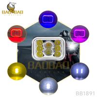 China 8 Beads 80V Metal RGB White Yellow Steady Motorcycle LED Light Spare Parts for sale