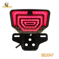 China Plastic Red Flashing Motorcycle LED Lights Available Tailight Spare Parts for sale