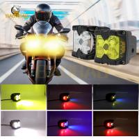China Metal White Yellow Red Blue Multi Color High Beam Led Light For Cg Modified for sale
