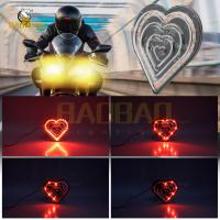 China 2W Plastic Bike Decoration Red Flashing Lucency Motorcycle LED Spotlight for sale