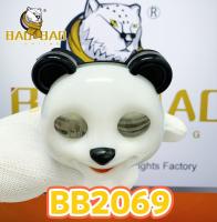 China Metal Panda Shape 80V RGB Strobe Lucency Motorbike LED Light Headlight for sale