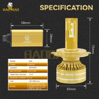 China H4 H7 9005 120W Super Bright Car Led Headlights High Beam Low Beam Auto Parts for sale