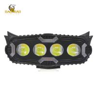 China Red Blue Warning Plastic Project Light White Yellow Dual Color Motorcycle Fog Light for sale