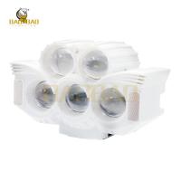 China White Case Red Blue Plastic Project Light White Yellow Flashing Motorcycle Fog Light for sale