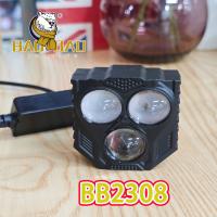 China Big 3 Led Devil Eyes White Yellow Flashing Metal Motorcycle Projector Light for sale