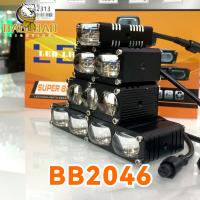 China 25W White Yellow Dual Color Meal Motorcycle LED Light Universal Spotlight for sale