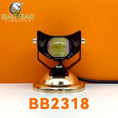 China 80V Multi White Yellow Dual Color Metal Motorcycle Mini Driving Fog Light for sale