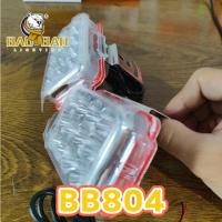China Suqare White Color Metal Plastic Motorcycle LED Mini Driving Fog Light for sale