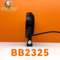 China Universal Metal White Yellow Dual Color Motorcycle LED Headlight Car Work Light for sale