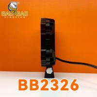 China Universal Metal White Yellow Dual Color Motorcycle LED Headlight Car Work Light for sale