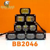 China 25W White Yellow Dual Color Meal Motorcycle LED Light Universal Spotlight for sale