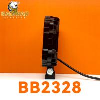 China Universal Metal White Yellow Dual Color Motorcycle LED Headlight Car Work Light for sale