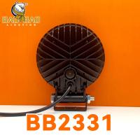 China Circle Red Yellow White Flashing Dual Color LED Headlight 4x4 Car Offroad Work Light for sale