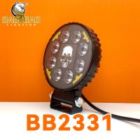 China Circle Red Yellow White Flashing Dual Color LED Headlight 4x4 Car Offroad Work Light for sale