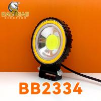 China Circle Yellow White Flashing Red Warning Truck LED Headlight 4x4 Car Offroad Work Light for sale