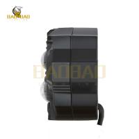 China 3 LED 80V Yellow White Flashing Red Warning Motorcycle Truck LED Headlight Work Light for sale
