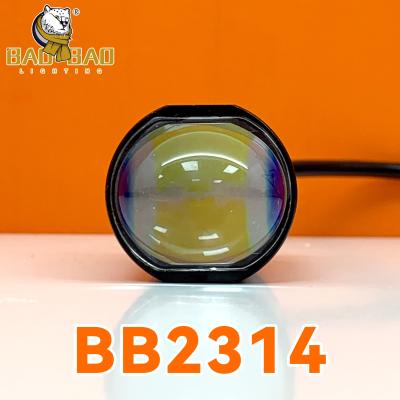 China Metal White Yellow Dual Color With Remote 80V Motorcycle Led Light Fog Light For Bike for sale