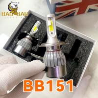 China C6 H4 White Yellow Dual Color Universal LED Headlight Bulb For Motorcycle Spare Parts for sale