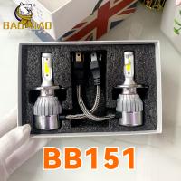 China C6 H4 White Yellow Dual Color Universal LED Headlight Bulb For Motorcycle Spare Parts for sale