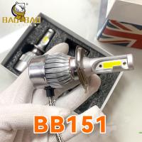 China C6 H4 White Yellow Dual Color Universal LED Headlight Bulb For Motorcycle Spare Parts for sale