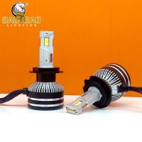 China Iron Aluminum Silver LED Headlight Bulb Waterproof H4 H7 H11 9006 9005 LED Headlamp For Car for sale