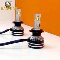 China Iron Aluminum Silver LED Headlight Bulb Waterproof H4 H7 H11 9006 9005 LED Headlamp For Car for sale