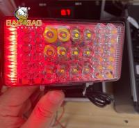 China 36 Bulb Iron Back White Red Blue Flash Police Light LED Headlights For CG For HAOJUE for sale