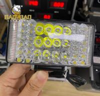 China 36 Bulb Iron Back White Red Blue Flash Police Light LED Headlights For CG For HAOJUE for sale