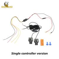 China 2 Pcs Mirror Angel Wing LED Projector Lamp Decoration Parts For Auto Parts for sale