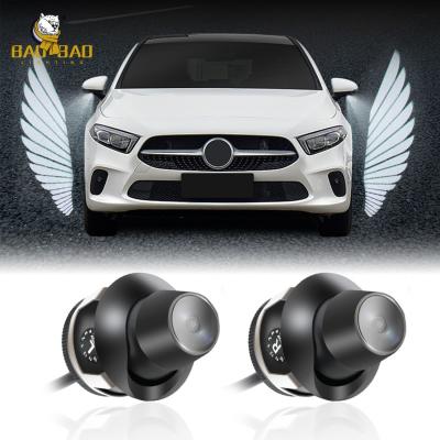 China 2 Pcs Mirror Angel Wing LED Projector Lamp Decoration Parts For Auto Parts for sale