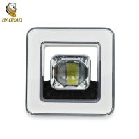 China 4.5 Inch Metal Square Red Devil Eyes LED Headlamp For Car For Motorcycle Auto Parts for sale