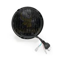 China 7 Inch BOSS Metal Round White Yellow Dual Color Auto Lighting System for Harley Davidson Led Headlights for Bike 70 Led Light for sale