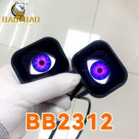 China Automatic Switching Devil Eyes 6 Module Mini Driving Lamp Led Bike Decoration Parts for Motorcycle for Motor for sale