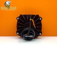 China Plastic 13 Watts 2 Lens Red Devil Eyes lion Shape White Yellow Flashing Dual Color 12V Mini Driving Light LED Headlights for sale
