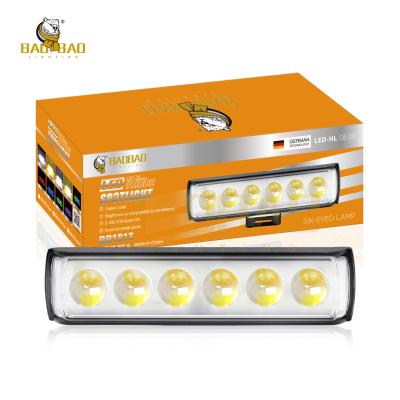 China Aluminum 3 Lens 4 Eyes 5 LED 6 Lens Owl Light Mini Driving Front Fog Lamp LED Headlights For Motor for sale
