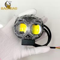 China Universal Owl Design Dual Color Motorcycle Laser Fog Light Headlight Led Auxiliary Spot Lights for Motorcycle for sale