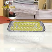 China Aluminum Mini Driving Light White Yellow Dual Color halo Round Headlight for Motorbikes Motorcycle Parts for sale