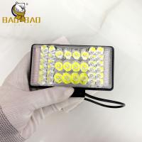 China 36 LED Iron Red Blue Flashing Police Light halo Round Headlight for Motorbikes 12-80V LED Light for Motorcycle Fog Light for sale